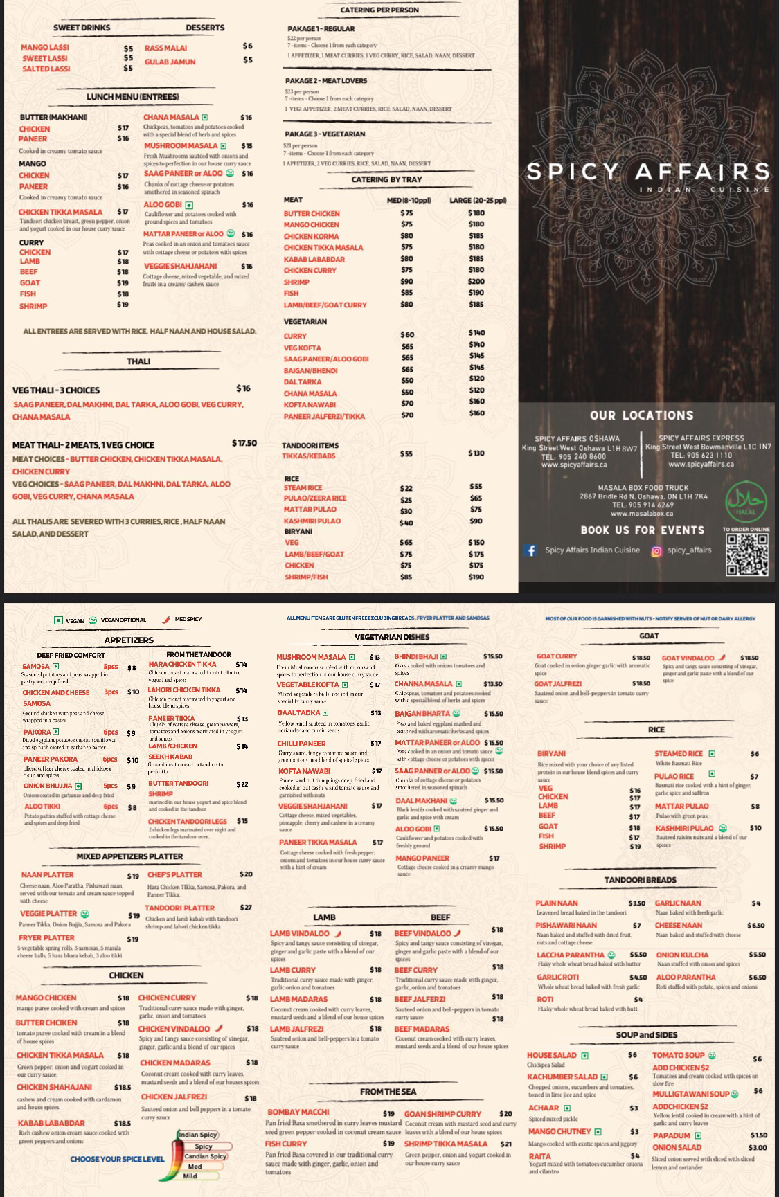 Menu – Spicy Affairs